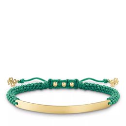 Thomas Sabo Armband - Bracelet Cloverleaf - in grün - Armband für Damen