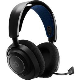 SteelSeries Arctis Nova 7P Gaming-Headset (Noise-Cancelling, Bluetooth, Wireless), blau|schwarz