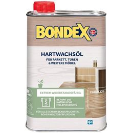 BONDEX Holzöl HARTWACHSÖL, Natur, 0,75 Liter Inhalt, beige