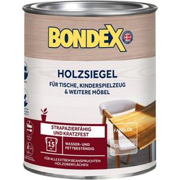 BONDEX Lasur HOLZSIEGEL, Farblos / Glänzend, 0,25 Liter Inhalt, weiß