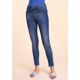Blue Fire Skinny-fit-Jeans SKINNY HIGH RISE perfekter Sitz durch Elasthan-Anteil, blau