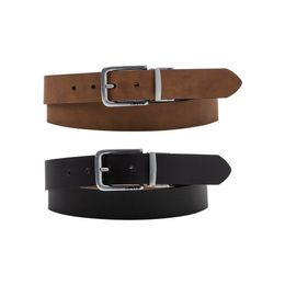 Levi's Levi's® Wendegürtel Reversible Classic Belt in zwei unterschiedlichen Farben tragbar, schwarz