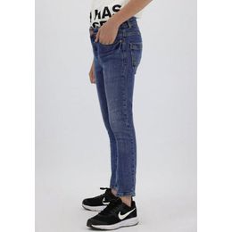 LTB Skinny-fit-Jeans RAFIEL mit Farbflecken, für BOYS, blau