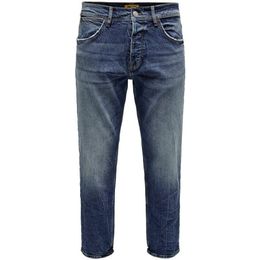 Only & Sons ONLY & SONS 5-Pocket-Jeans ONSAVI COMFORT L. BLUE 4934 JEANS NOOS, blau