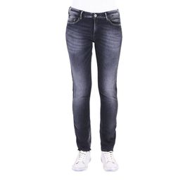 Le Temps Des Cerises Slim-fit-Jeans im figurbetonten Slim Fit, schwarz
