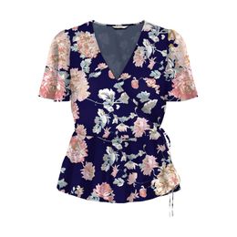 Only Bluse 'Star' Damen Gr&ouml;&szlig;e M dunkelblau / pastellgr&uuml;n / rosa / wei&szlig;
