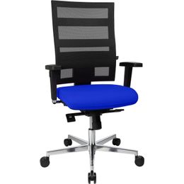 Bürostuhl Topstar "Sitness X-Pander Plus" Stühle schwarz (royalblau, schwarz) Drehstühle