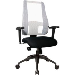 Bürostuhl Topstar "Lady Sitness Deluxe" Stühle schwarz (schwarz, weiß) Drehstühle