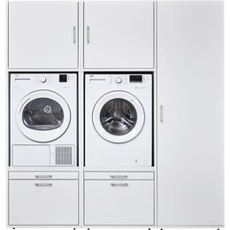 Schrank-Set WASHTOWER "18" Kastenmöbel-Sets Gr. B: 194 cm, weiß Schranksysteme und Schrankserien Bestseller