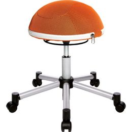 Arbeitshocker Topstar "Sitness Half Ball" Hocker Gr. B/H/T: 65 cm x 66 cm x 65 cm, orange Zubehör für Wäschepflege