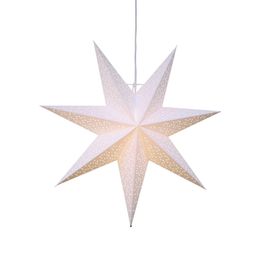 STAR TRADING Papierstern Dot mit Lochmuster, weiß Ø 54 cm