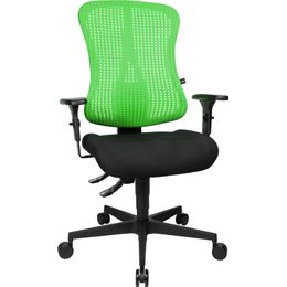 Bürostuhl Topstar "Sitness 90" Stühle schwarz (schwarz, grün) Drehstühle