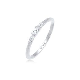 Elli Verlobungsring Zirkonia Marquise Elegant Verlobung 925 Silber, silberfarben