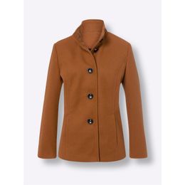 WITT Damen Jacke mit Schmuckkn&ouml;pfen, cognac, Gr&ouml;&szlig;e 46