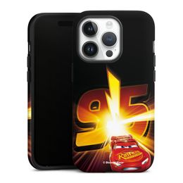DeinDesign iPhone 14 Pro Handy Panzer Handyh&uuml;lle robuste Outdoor H&uuml;lle Schutzh&uuml;lle matt Official Licensed Product Cars Lightning Mcqueen 95 Tough Case