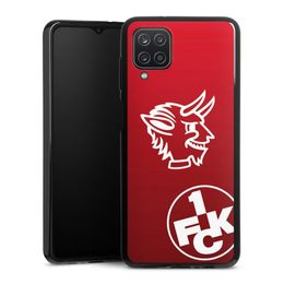 DeinDesign Galaxy A12 Handy Silikon H&uuml;lle Case schwarz Handyh&uuml;lle 1. Fc Kaiserslautern Official Licensed Product Devil