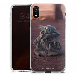 DeinDesign iPhone Xr Handy Silikon H&uuml;lle Case transparent Handyh&uuml;lle The Child Star Wars Baby Yoda Silikon Case