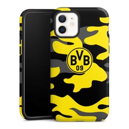 DeinDesign iPhone 12 mini Handy Panzer Handyh&uuml;lle robuste Outdoor H&uuml;lle Schutzh&uuml;lle gl&auml;nzend Borussia Dortmund Merchandise Bvb Tough Case