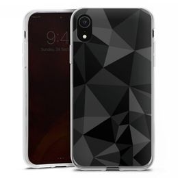 DeinDesign iPhone Xr Handy Silikon H&uuml;lle Case transparent Handyh&uuml;lle Abstract Muster Geometric Silikon Case