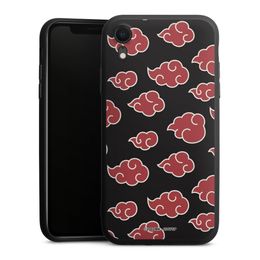 DeinDesign iPhone Xr Handy Premium Silikon H&uuml;lle Handyh&uuml;lle schwarz Case Akatsuki Official Licensed Product Naruto Shippuden Silikon Premium Case