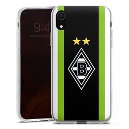 DeinDesign iPhone Xr Handy Silikon H&uuml;lle Case transparent Handyh&uuml;lle Logo Gladbach Borussia M&ouml;nchengladbach Silikon Case