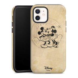 DeinDesign iPhone 12 mini Handy Panzer Handyh&uuml;lle robuste Outdoor H&uuml;lle Schutzh&uuml;lle gl&auml;nzend Minnie Mouse Vintage Mickey Mouse Tough Case