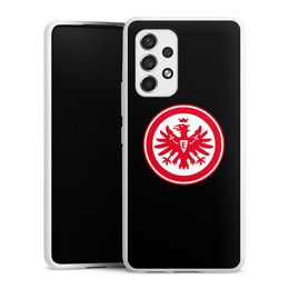 DeinDesign Galaxy A53 5G Handy Silikon H&uuml;lle Case wei&szlig; Handyh&uuml;lle Eagle Eintracht Frankfurt Sge Silikon Case