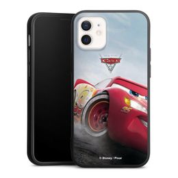 DeinDesign iPhone 12 mini Handy Premium Silikon H&uuml;lle Handyh&uuml;lle schwarz Case Official Licensed Product Cars Lightning Mcqueen 95 Silikon Premium Case