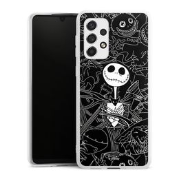 DeinDesign Galaxy A33 5G Handy Silikon H&uuml;lle Case transparent Handyh&uuml;lle Nightmare Before Christmas Halloween Disney Silikon Case
