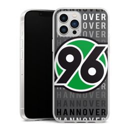 DeinDesign iPhone 13 Pro Max Handy Silikon H&uuml;lle Case transparent Handyh&uuml;lle H96 Hannover 96 Official Licensed Product Silikon Case