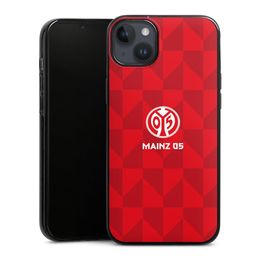 DeinDesign iPhone 14 Plus Handy Silikon H&uuml;lle Case schwarz Handyh&uuml;lle Mainz 05 Official Licensed Product Merchandise