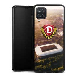 DeinDesign Galaxy A12 Handy Silikon H&uuml;lle Case schwarz Handyh&uuml;lle Stadium Sg Dynamo Dresden Sgd