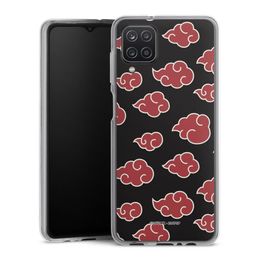 DeinDesign Galaxy A12 Handy Silikon H&uuml;lle Case transparent Handyh&uuml;lle Akatsuki Official Licensed Product Naruto Shippuden Silikon Case