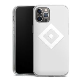 DeinDesign iPhone 12 Pro Max Handy Silikon H&uuml;lle Case transparent Handyh&uuml;lle Hsv Hamburger Sv Coat Of Arms Silikon Case