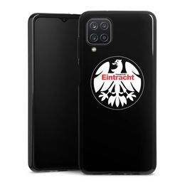 DeinDesign Galaxy A12 Handy Silikon H&uuml;lle Case schwarz Handyh&uuml;lle Sge Eintracht Frankfurt Official Licensed Product