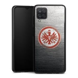 DeinDesign Galaxy A12 Handy Silikon H&uuml;lle Case schwarz Handyh&uuml;lle Sge Eintracht Frankfurt Logo