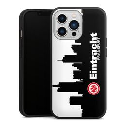 DeinDesign iPhone 13 Pro Handy Premium Silikon H&uuml;lle Handyh&uuml;lle schwarz Case Eintracht Frankfurt Sge Official Licensed Product Silikon Premium Case