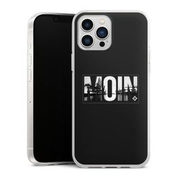 DeinDesign iPhone 13 Pro Max Handy Silikon H&uuml;lle Case transparent Handyh&uuml;lle Hamburger Sv Hsv Official Licensed Product Silikon Case