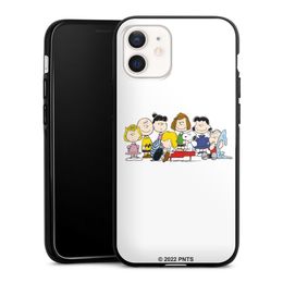 DeinDesign iPhone 12 Handy Silikon H&uuml;lle Case schwarz Handyh&uuml;lle Peanuts Kindheit Merchandise