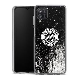 DeinDesign Galaxy A12 Handy Silikon H&uuml;lle Case transparent Handyh&uuml;lle Official Licensed Product Fcb Fc Bayern M&uuml;nchen Silikon Case
