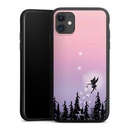 DeinDesign iPhone 11 Handy Premium Silikon H&uuml;lle Handyh&uuml;lle schwarz Case Tinkerbells Official Licensed Product Disney Silikon Premium Case