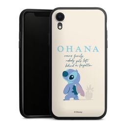 DeinDesign iPhone Xr Handy Premium Silikon H&uuml;lle Handyh&uuml;lle schwarz Case Lilo & Stitch Disney Official Licensed Product Silikon Premium Case