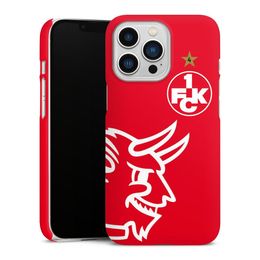 DeinDesign iPhone 13 Pro Handy Premium Case Smartphone Handyh&uuml;lle Schutzh&uuml;lle matt Star Devil 1. Fc Kaiserslautern Premium Case