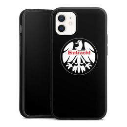 DeinDesign iPhone 12 mini Handy Premium Silikon H&uuml;lle Handyh&uuml;lle schwarz Case Eintracht Frankfurt Sge Official Licensed Product Silikon Premium Case