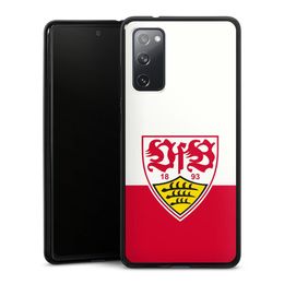 DeinDesign Galaxy S20 FE 5G Handy Silikon H&uuml;lle Case schwarz Handyh&uuml;lle Vfb Stuttgart Official Licensed Product Logo