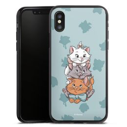 DeinDesign iPhone X Handy Silikon H&uuml;lle Case schwarz Handyh&uuml;lle Disney Aristocats Cat