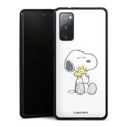 DeinDesign Galaxy S20 FE Handy Silikon H&uuml;lle Case schwarz Handyh&uuml;lle Snoopy Peanuts Love