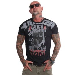Yakuza T-Shirt Shot, schwarz, 6XL