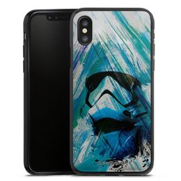 DeinDesign iPhone X Handy Silikon H&uuml;lle Case schwarz Handyh&uuml;lle Colourful Stormtrooper Star Wars