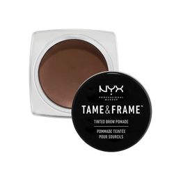 NYX Augenbrauen-Gel Professional Makeup Tame and Frame Brow Pomade, braun